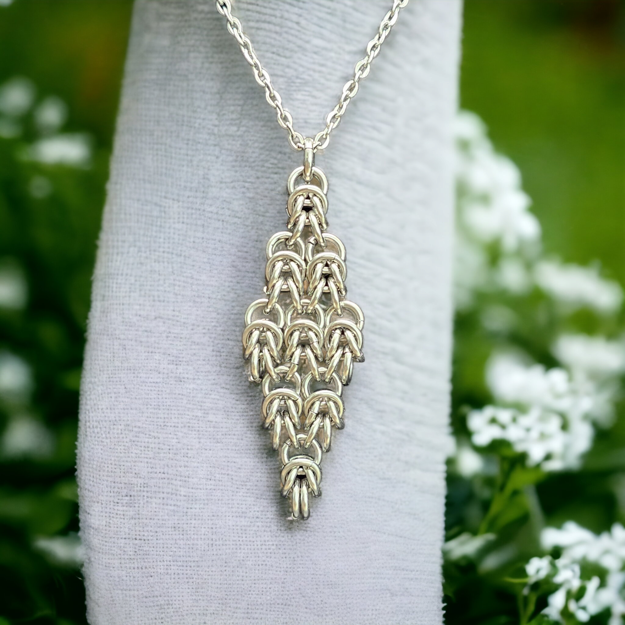 Diamond Drop Pendant | Luci Belle Lu Designs